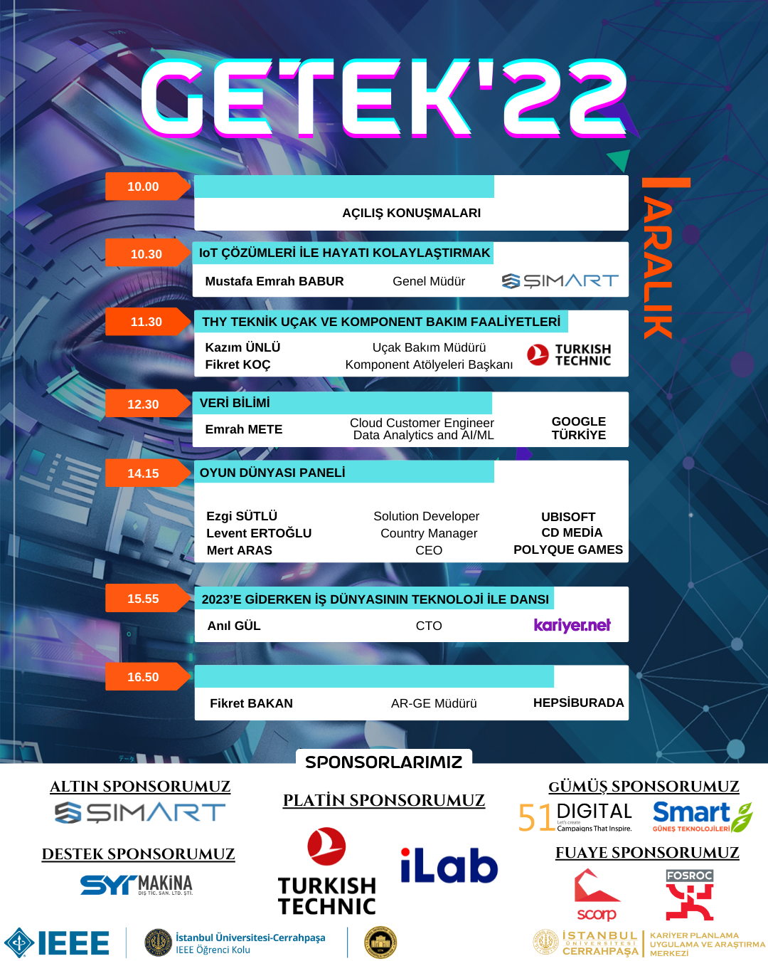 GETEK'22 | IEEE - İÜC